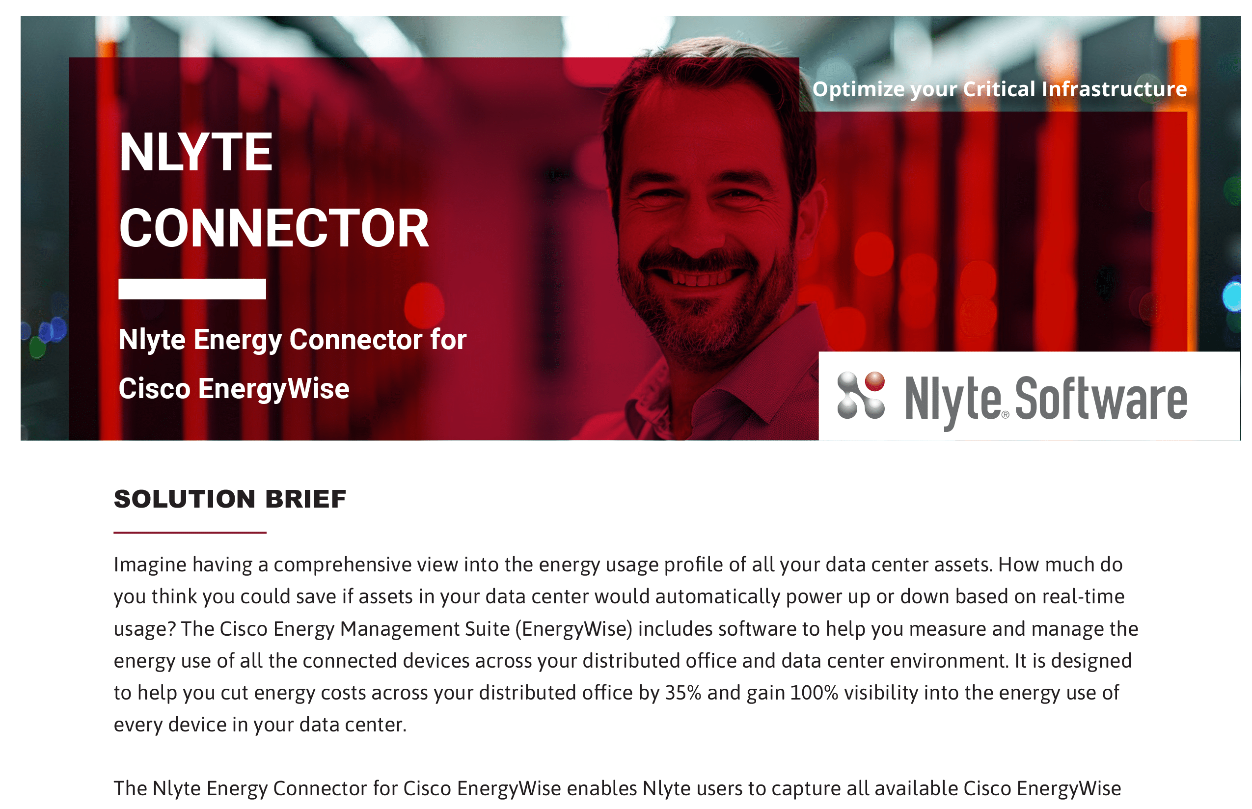 Nlyte Energy Connector Cisco for EnergyWise | Nlyte