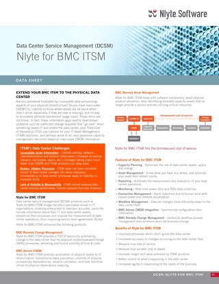 BMC ITSM Data Center Management | Nlyte Software
