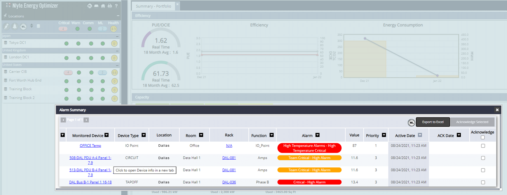 Nlyte Circuit Monitoring power management | Nlyte Nlyte Circuit Monitoring power management | Nlyte