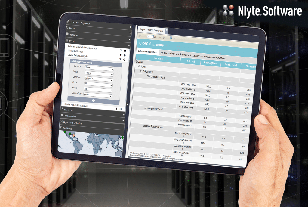 CRAC Performance Monitoring with Nlyte Optimizer CRAC Performance Monitoring with Nlyte Optimizer