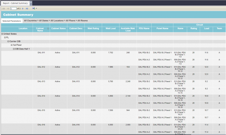 Cabinet Energy Monitoring with Nlyte Optimizer Cabinet Energy Monitoring with Nlyte Optimizer