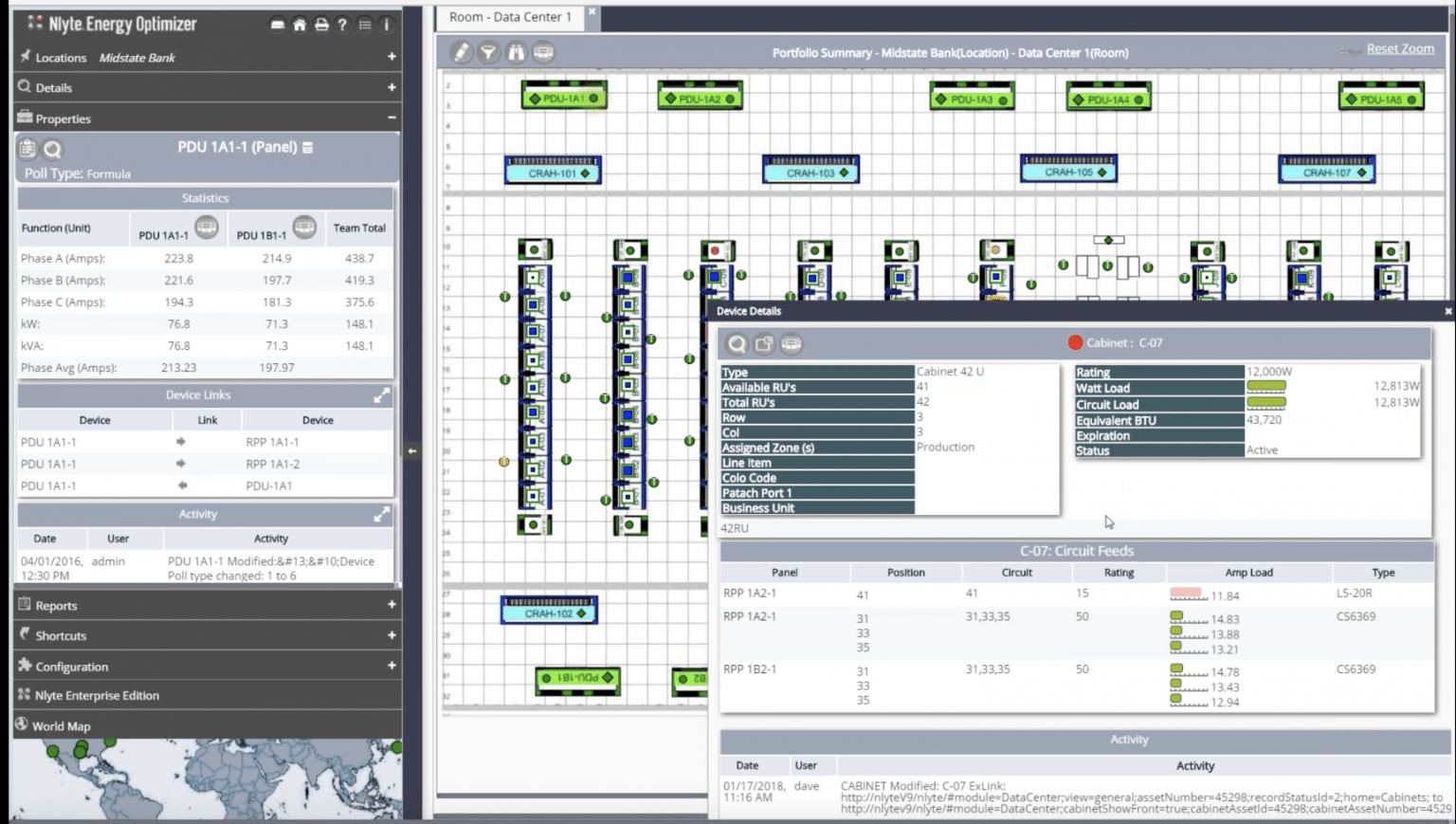 Nlyte Energy Optimization