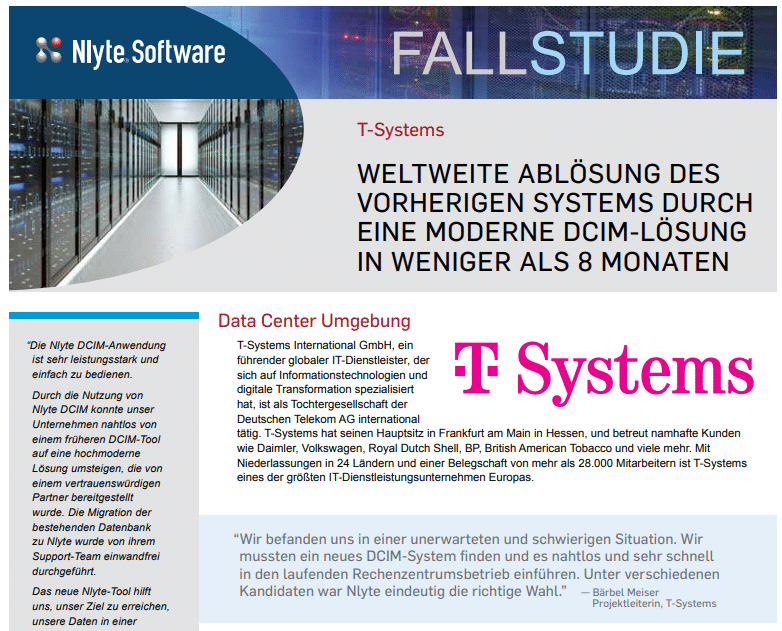 Fallstudie: T-Systems | Nlyte