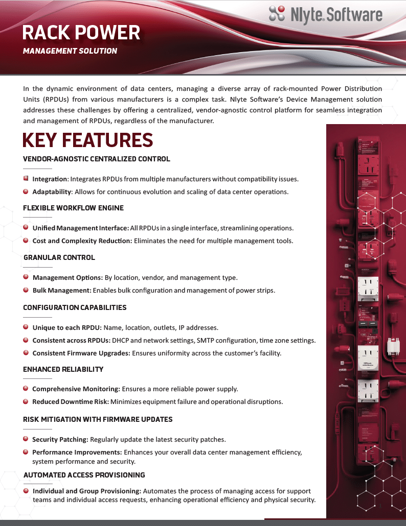 Rack Power Management Solution (RPDU) | Nlyte Rack Power Management Solution (RPDU) | Nlyte